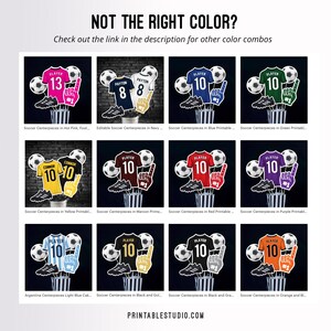 Soccer Centerpieces in Maroon Printable Football Centerpieces in Maroon ...