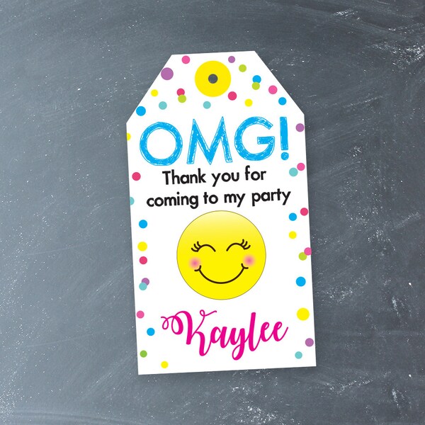 Emoji Thank You Card - Etsy