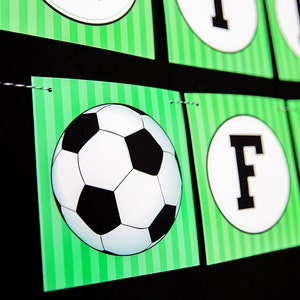 Soccer Birthday Banner Instant Download Soccer Happy Birthday Banner ...