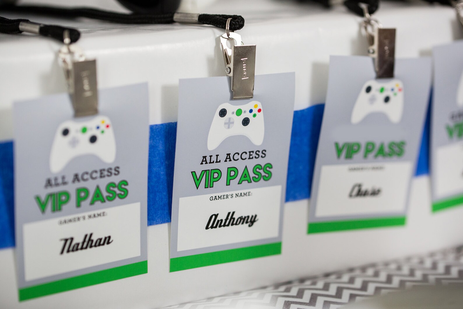Video Game Party VIP Pass Printable Video Game VIP Pass - Etsy
