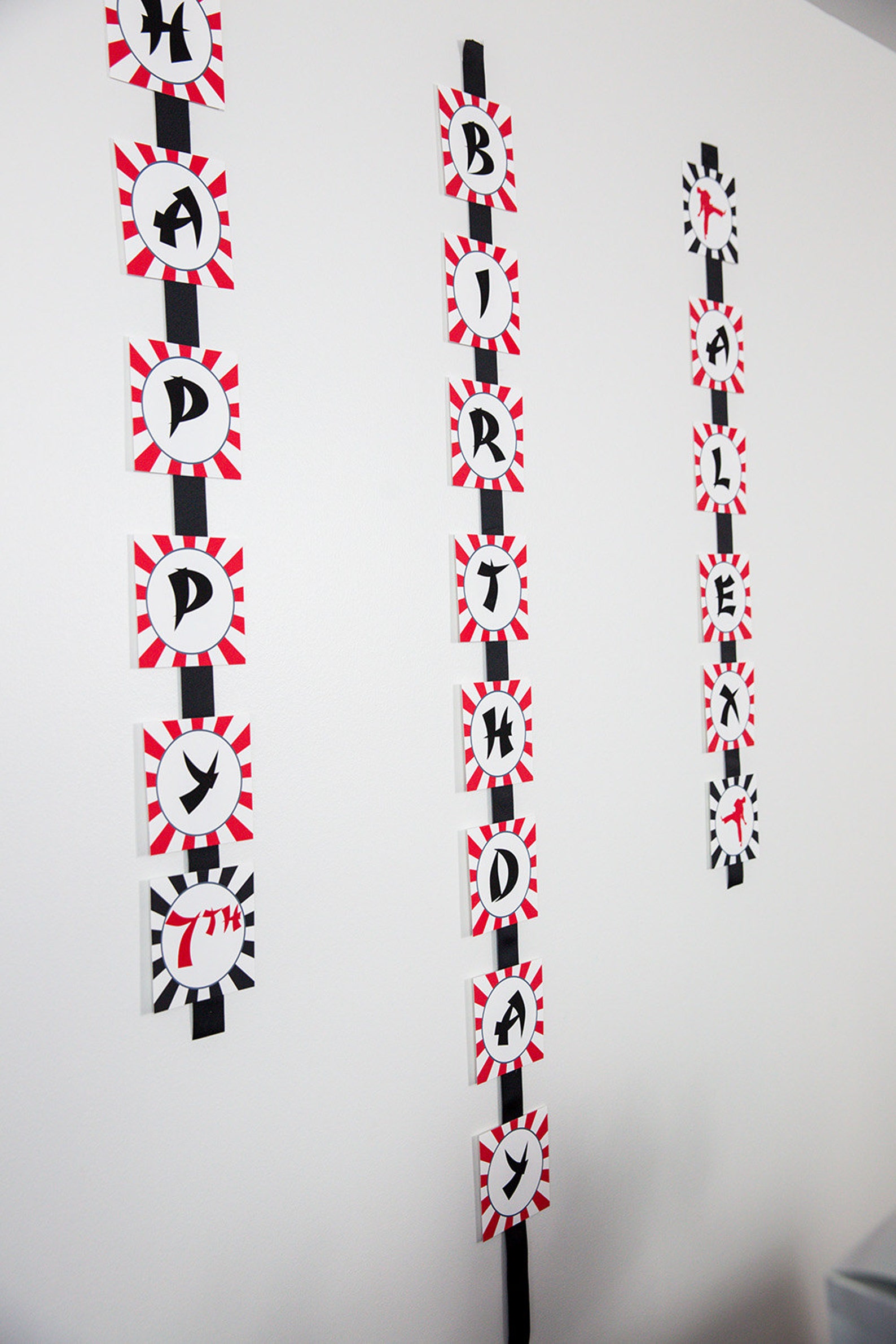 Ninja Birthday Banner - Instant Download Karate Banner - Printable ...