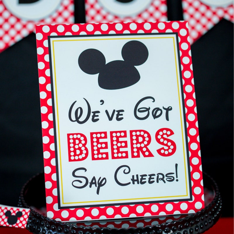 Mickey Beer Svg - Etsy