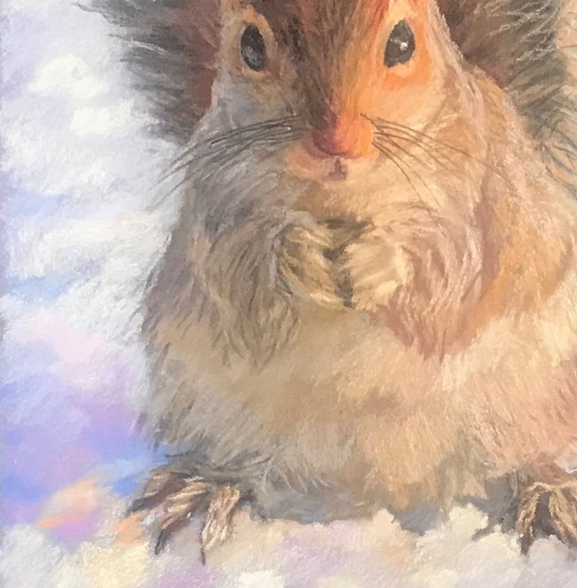 Squirrel Painting Original Wildlife Art | Etsy