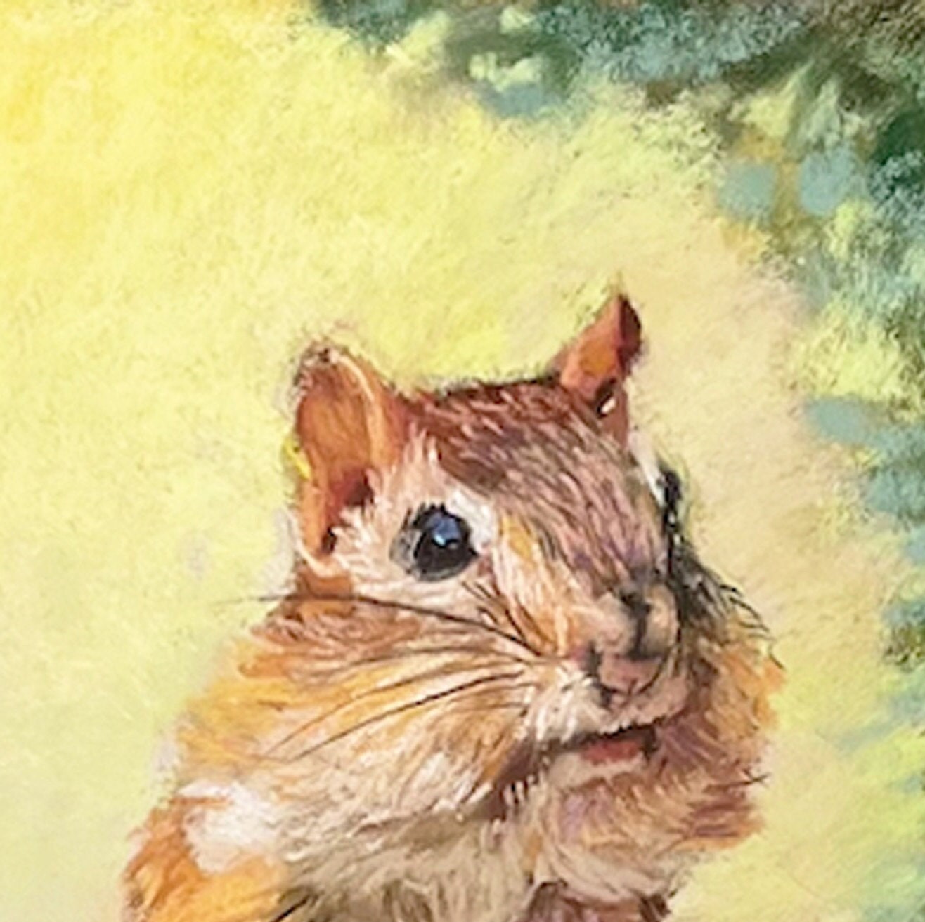 Chipmunk Painting Original Art - Etsy