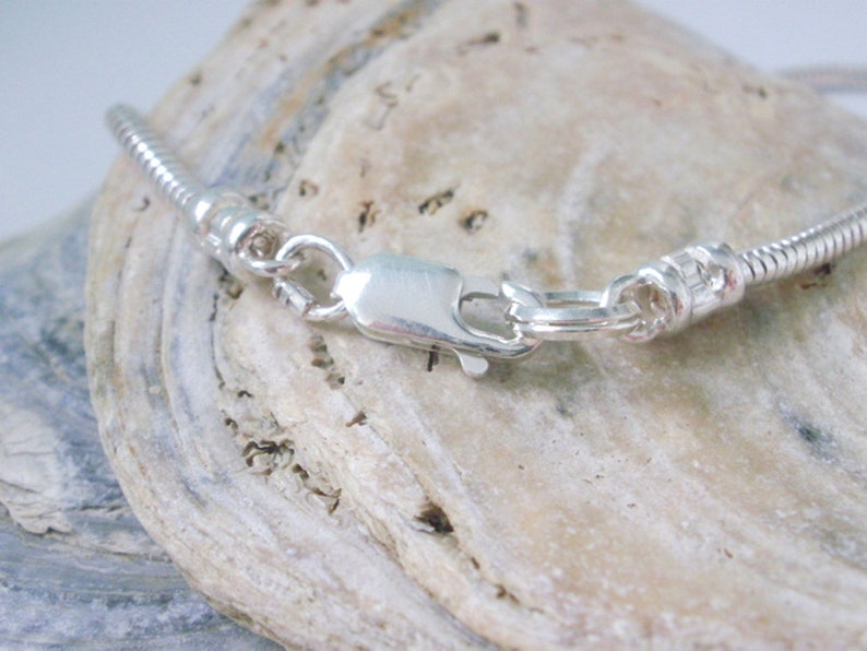 Mens Sterling Silver Snake Chain Bracelet Slim Solid 925 | Etsy