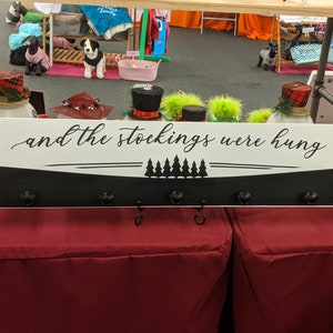 Stocking Holder Signs. Avail. 3,4,5 & 6 Hooks - Etsy
