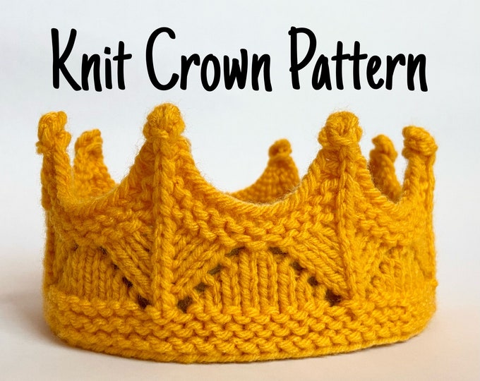 Knit Crown Pattern - Etsy