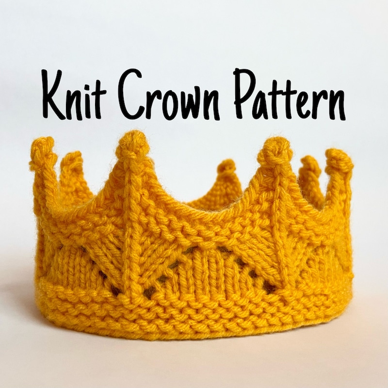 Newborn Knit Crowns - Etsy