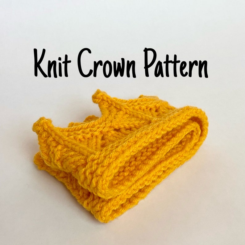 Knit Crown Pattern - Etsy