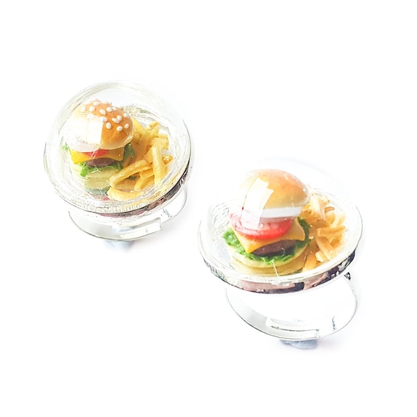 Hamburger Ring - Etsy