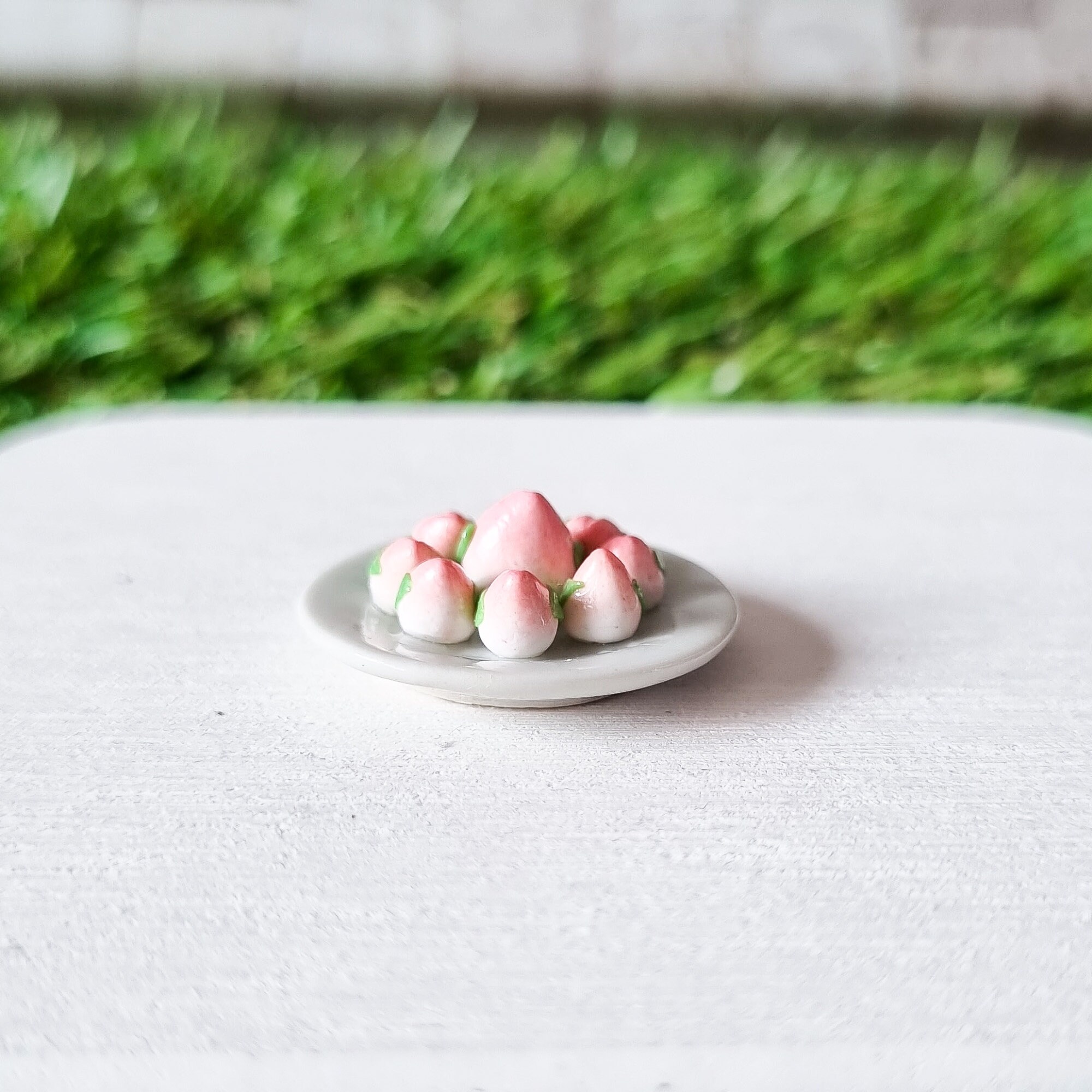 Miniature Dim Sum - Plate of Longevity Bun (can Be Converted to Magnet ...