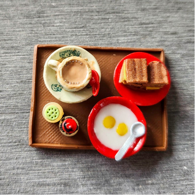 Miniature Kaya Toast Set - Etsy