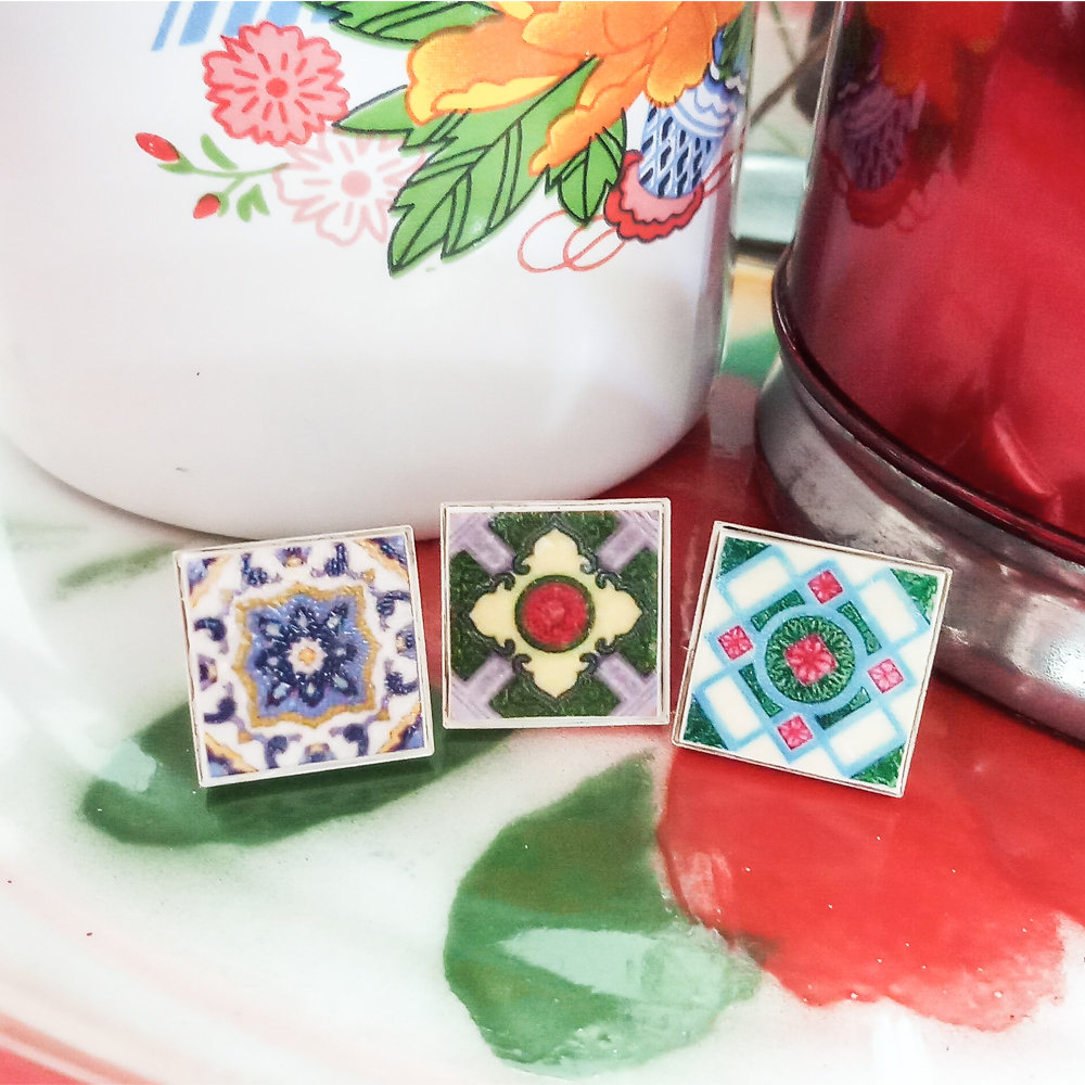 Peranakan Tile Ring - Etsy