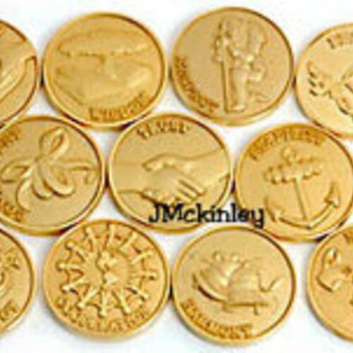 Small Unity Coins Gold Wedding Arras Coins | Etsy