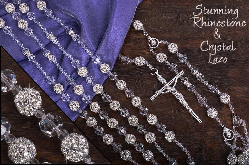 Wedding Lazo Wedding Lasso Beautiful Solid Crystal Lazo With Etsy