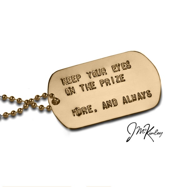 14k Gold Dog Tags - Etsy