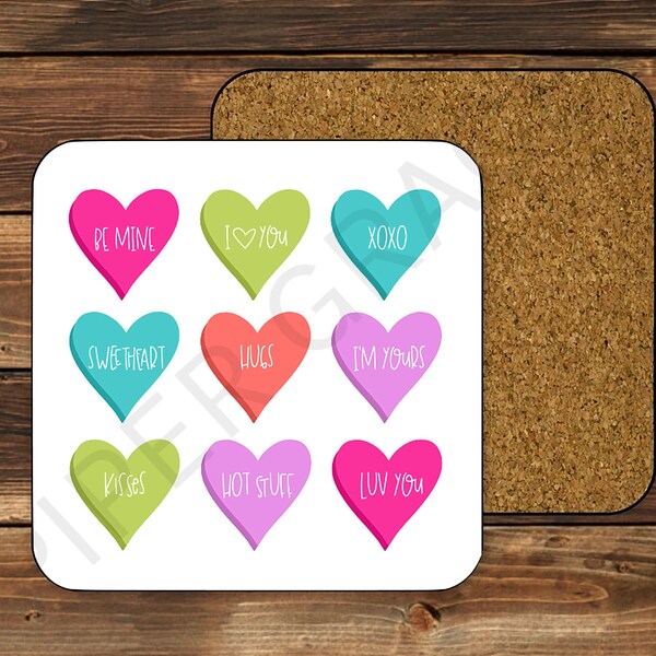 Love Coasters - Etsy