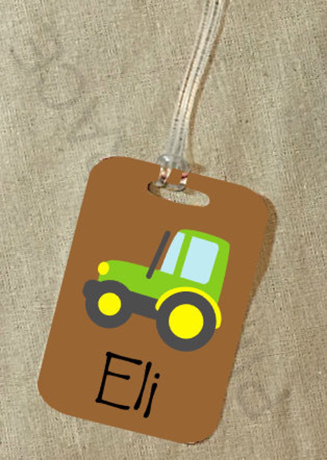 Tractor Luggage Tag, Tractor Bag Tag, Farm Luggage Tag, Farm Bag Tag ...