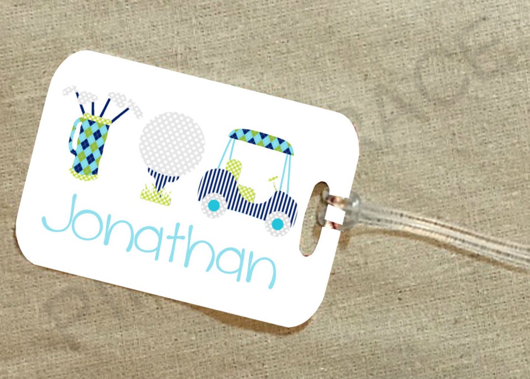Golf Luggage Tags, Golf Bag Tag, Golf Gift Ideas, Golf Gift, Golf Bag ...