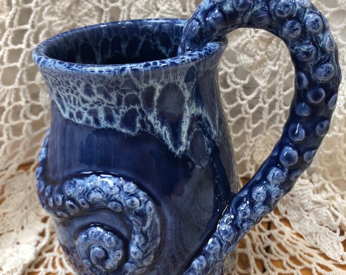 Handcrafted Pottery Octopus Tentacle Mug Ceramic Octopus - Etsy