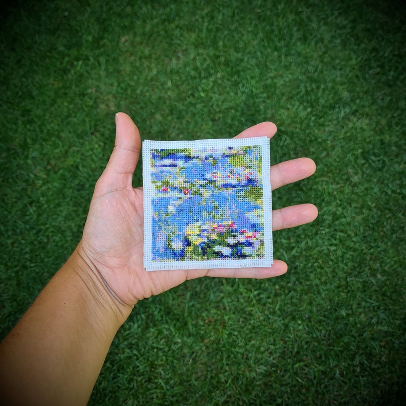 Mini Masterpiece Waterlilies by Claude Monet. - Etsy