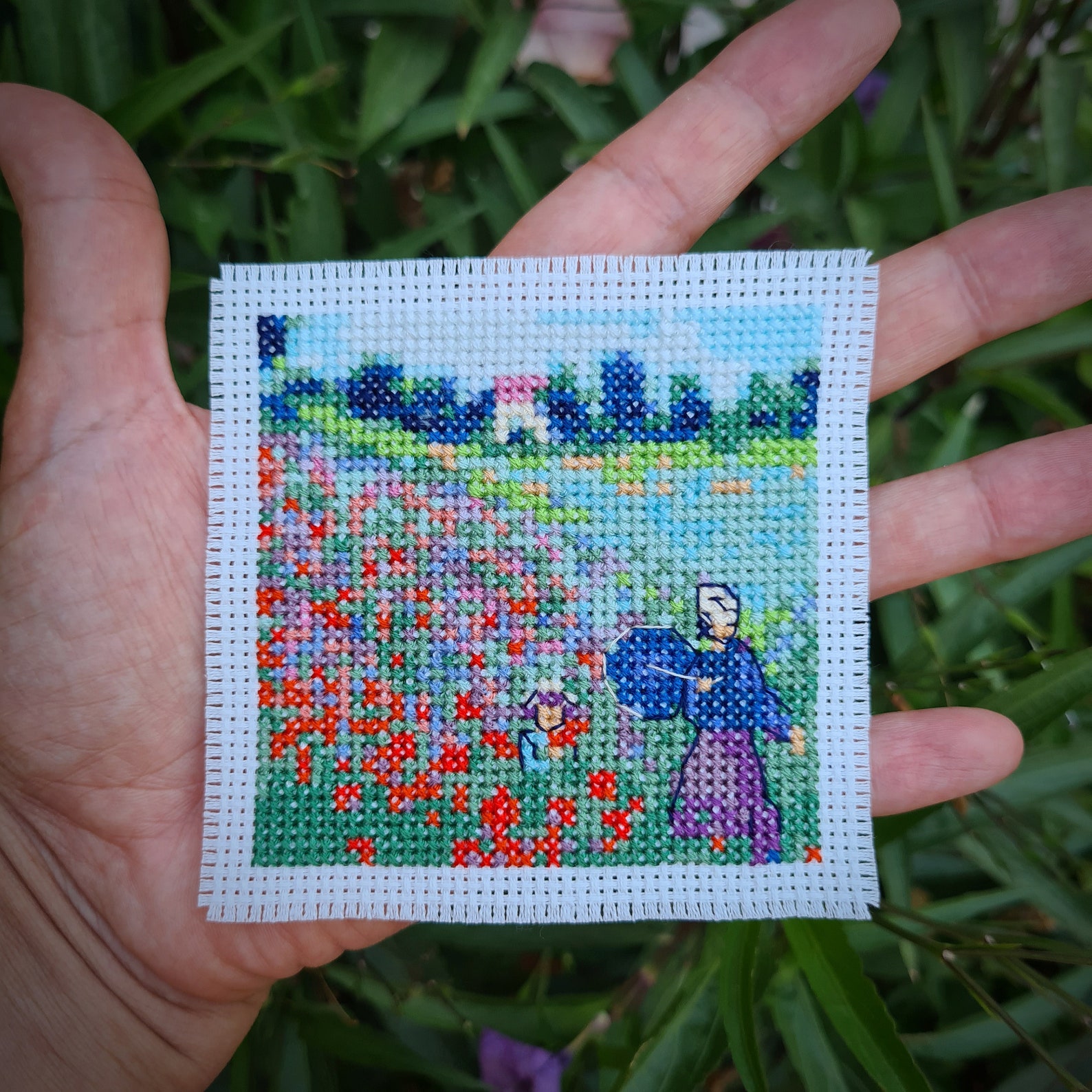 3 in 1 Bundle, Tiny Claude Monet Cross Stitch Patterns Bundle ...