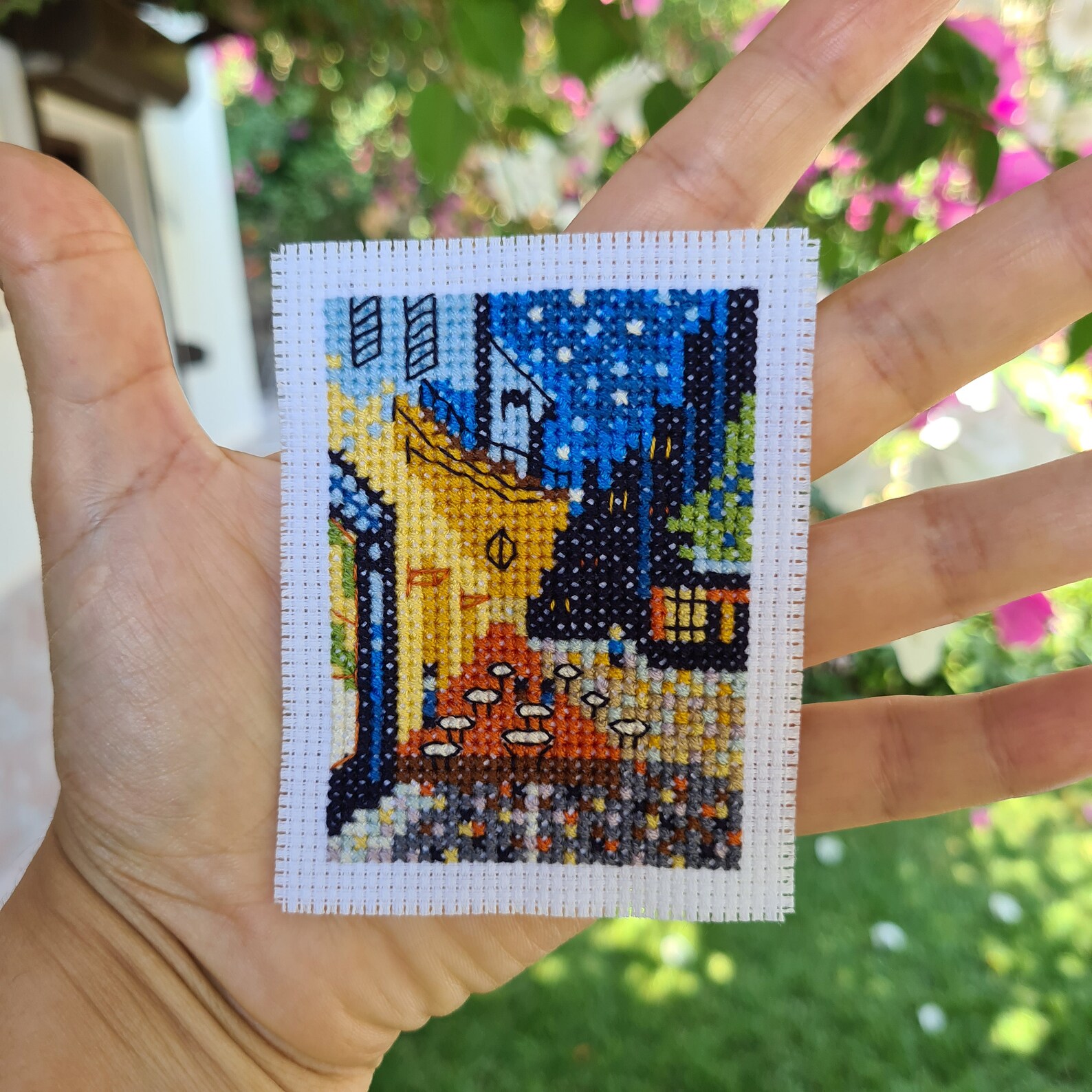 3 in 1 Bundle, Tiny Van Gogh Cross Stitch Patterns Bundle, Starry Night ...