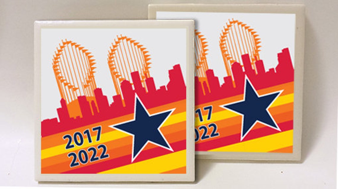Houston Astros Champ #3 Set of 2 Ceramic Tile Coasters - Etsy