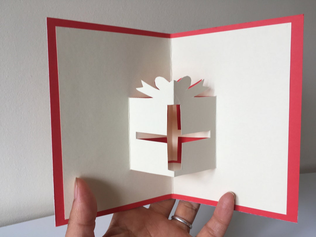 A Present Pop up Card - Etsy