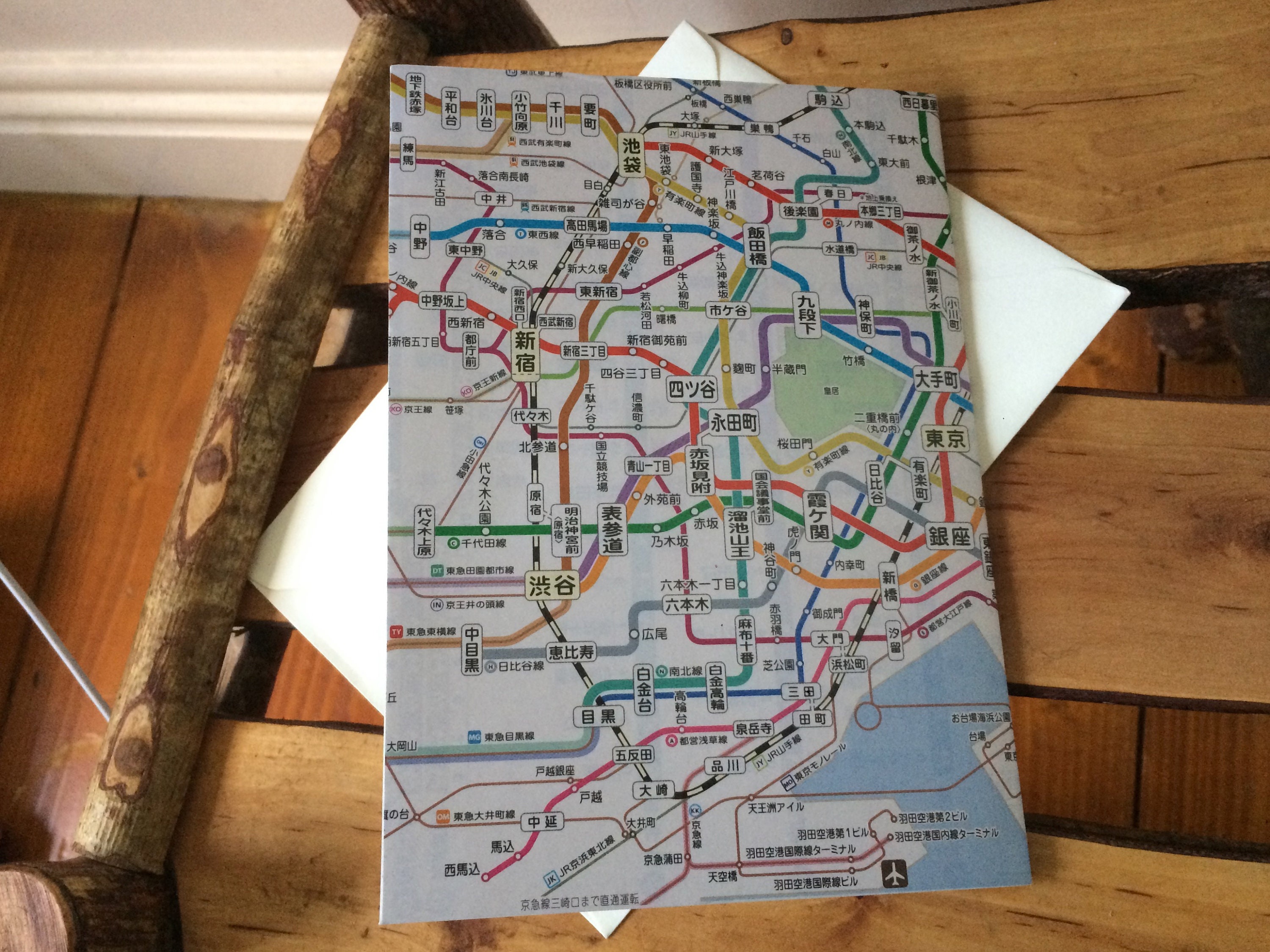 Tokyo Metro Map Card - Etsy