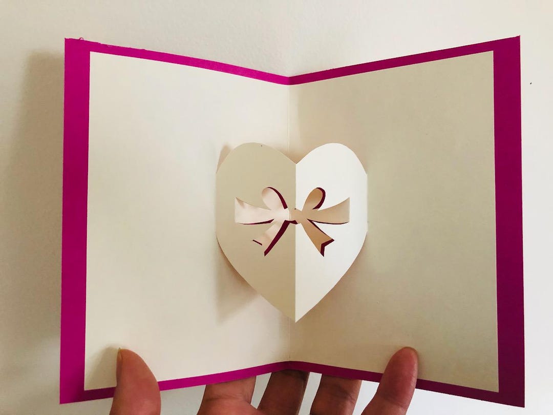Heart Pop-up Card - Etsy