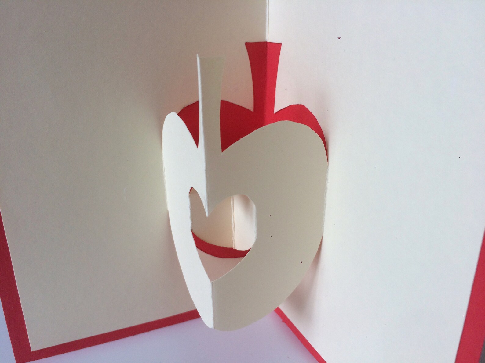 An Apple Pop-up Card - Etsy