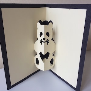 Panda Pop-up Card - Etsy