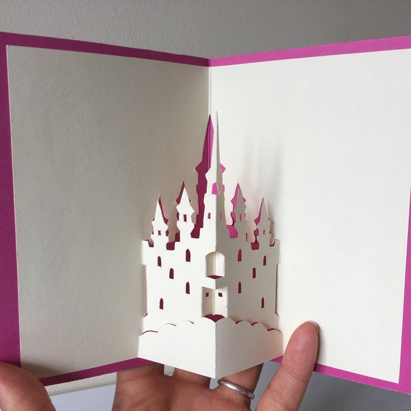 Popup Castle Card - Etsy