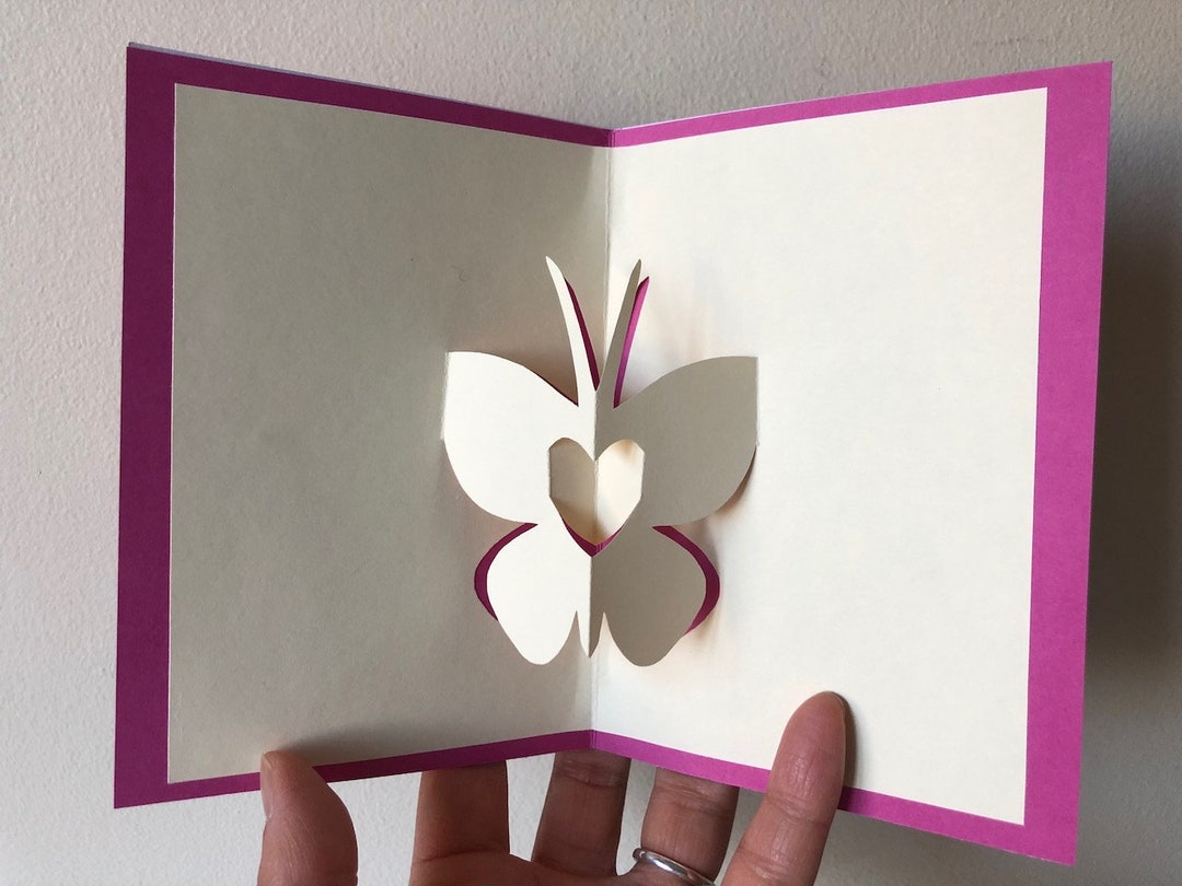 Butterfly Pop-up Card - Etsy