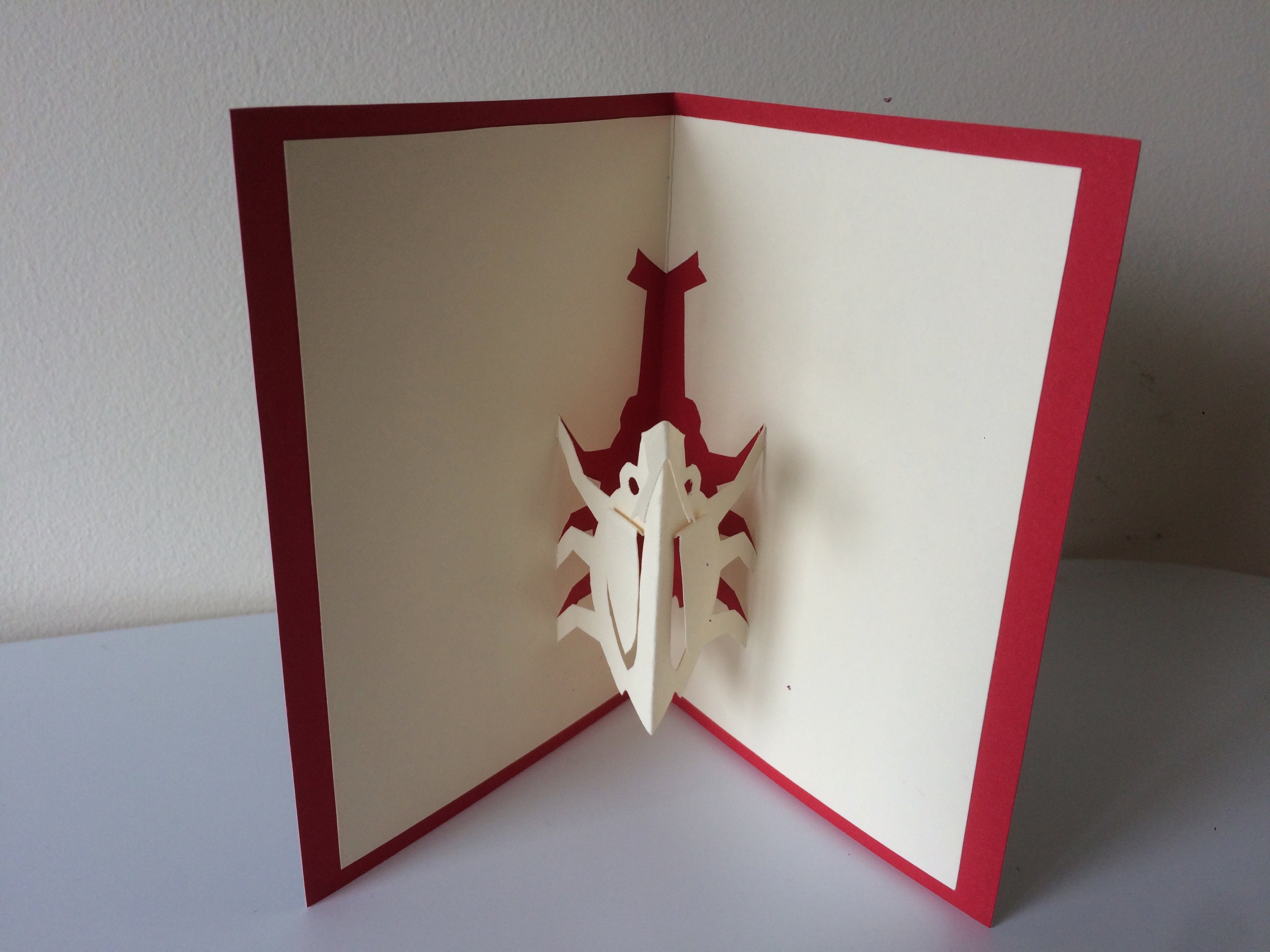 Beetle Pop-up Card - Etsy