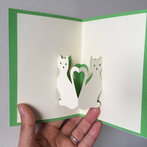 Cats Pop-up Card - Etsy