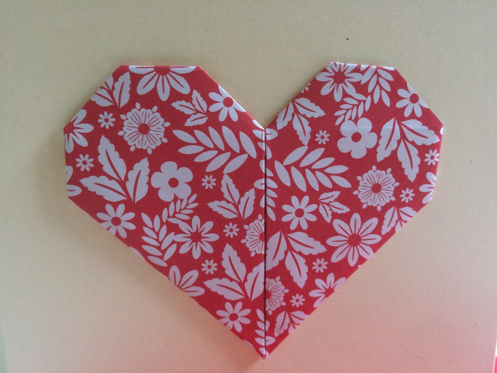 Tarjeta Corazon Origami – easy origami tutorial