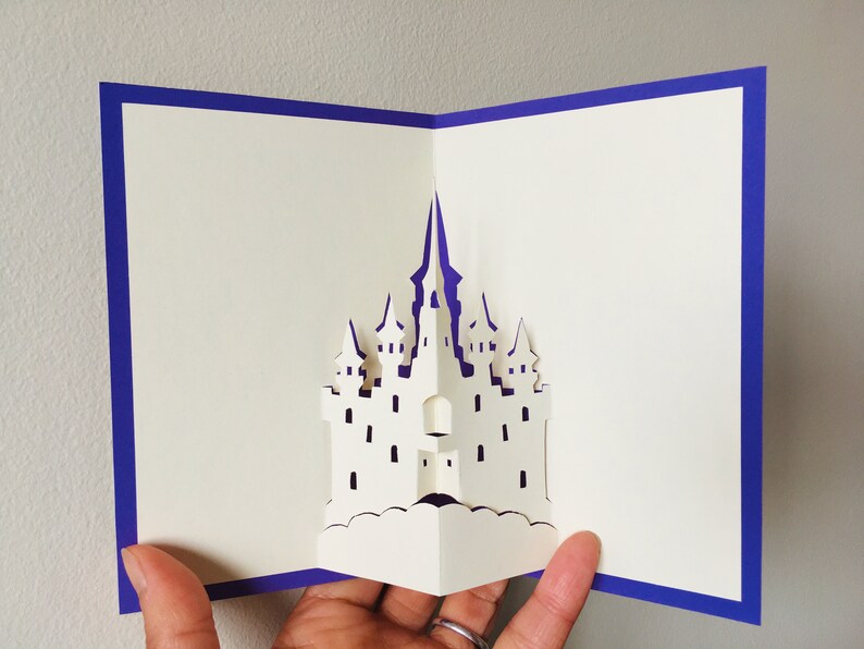 A Castle Pop-up Card - Etsy