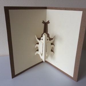 Beetle Pop-up Card - Etsy