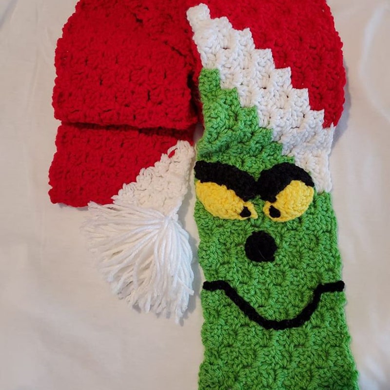Grinch Scarf Pattern - Etsy