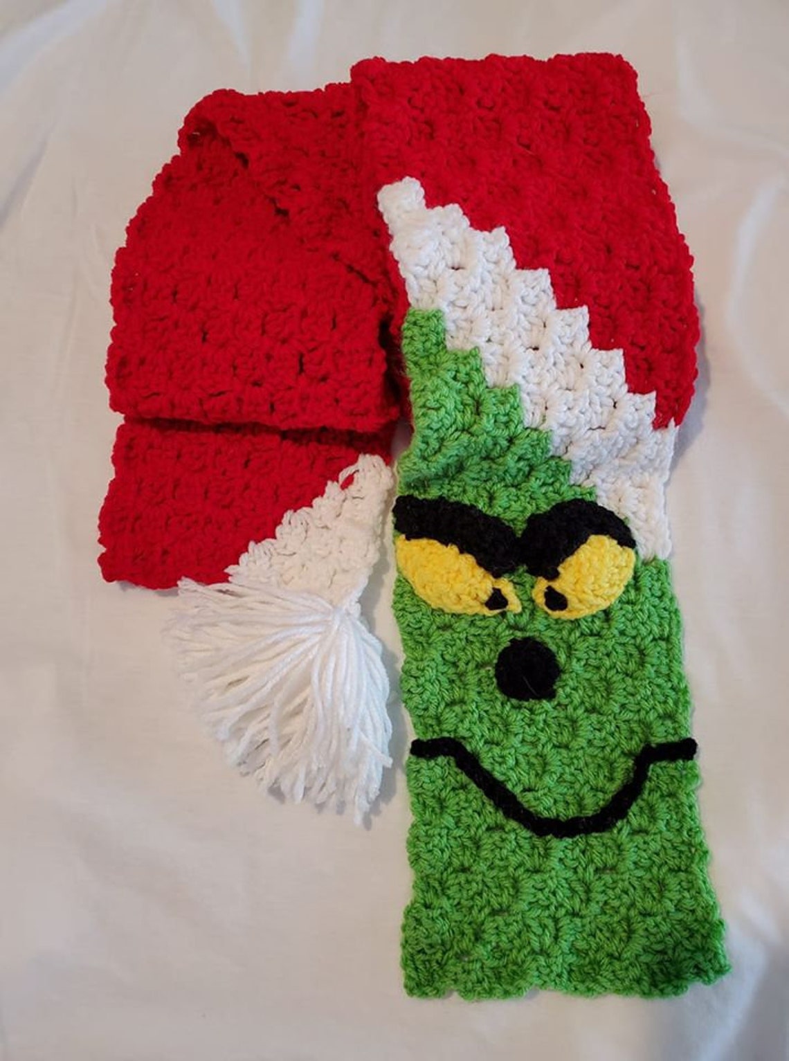 Meanie Greenie Scarf Pattern Dr. Suess Grinch Inspired - Etsy