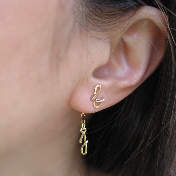 Front Back Earrings - Etsy