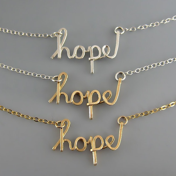 Hope Necklace - Etsy