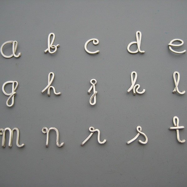 Initial Pendant - Etsy