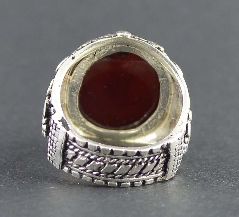 Yemeni Kabdi Aqeeq Dark Red Agate Stone Authentic Yemen Hakik - Etsy