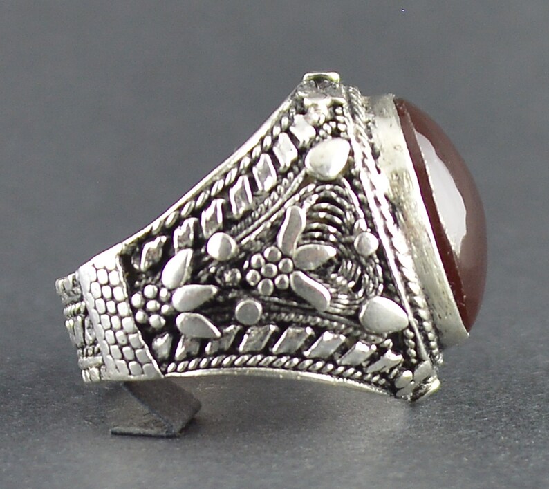 Yemeni Kabdi Aqeeq Dark Red Agate Stone Authentic Yemen Hakik - Etsy