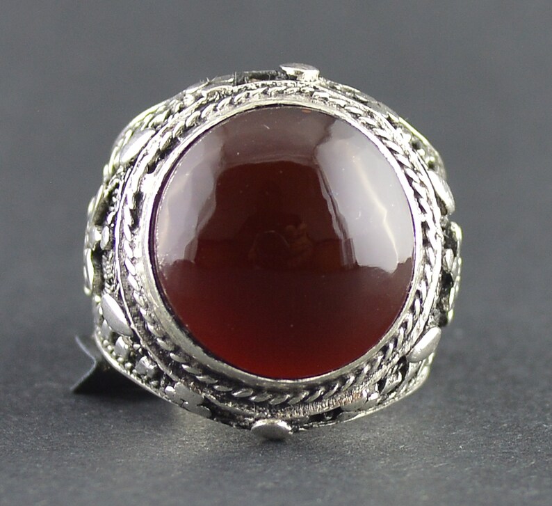 Yemeni Kabdi Aqeeq Dark Red Agate Stone Authentic Yemen Hakik - Etsy