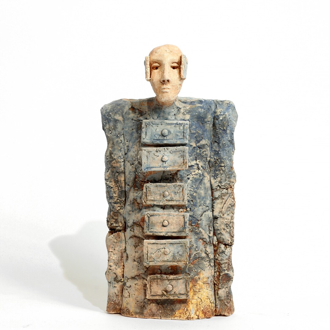 Man&drawers, Ceramic Sculpture - Etsy