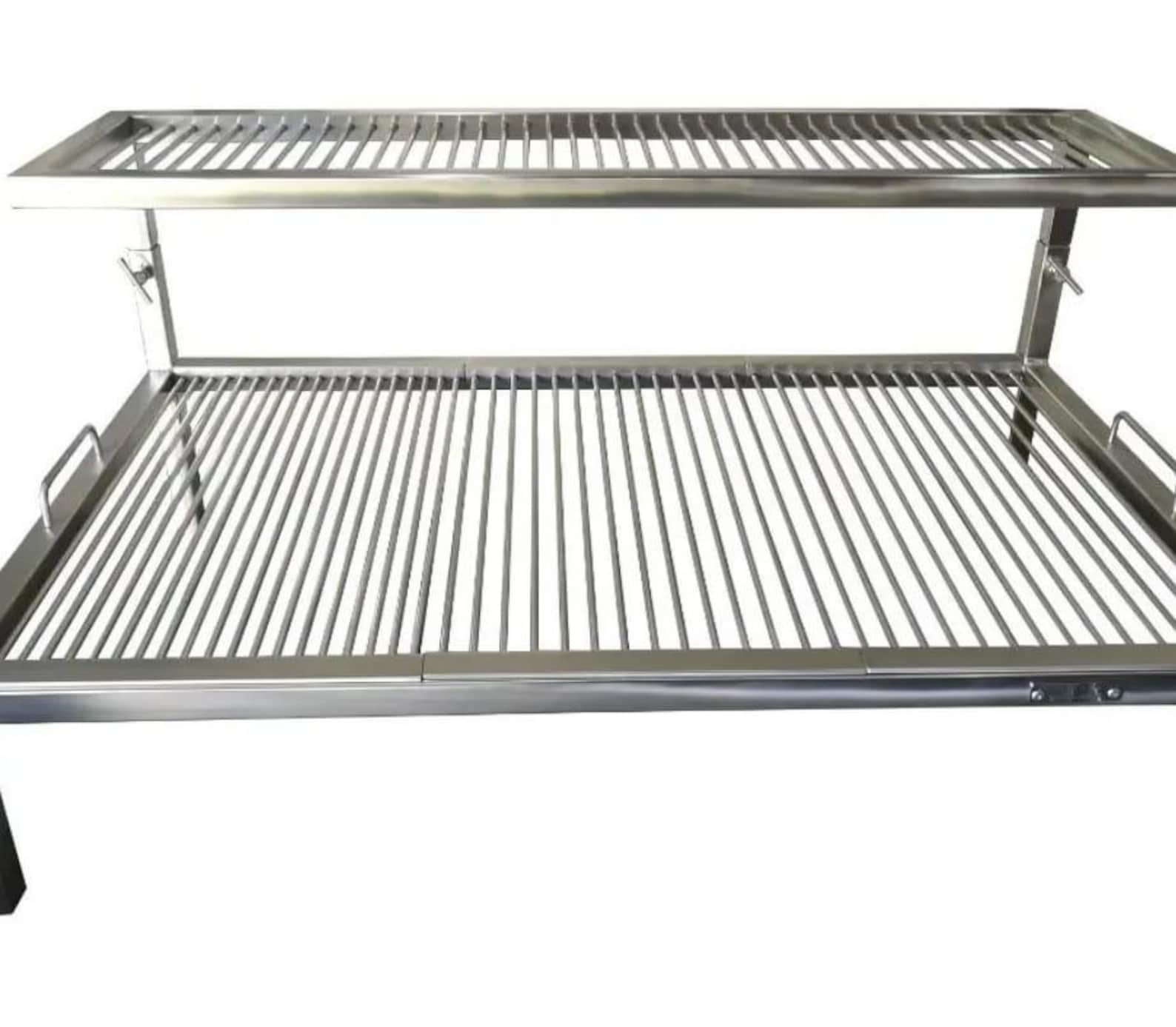 2-level Stainless Steel Grill | V-shaped Bars | With Optional Iron ...